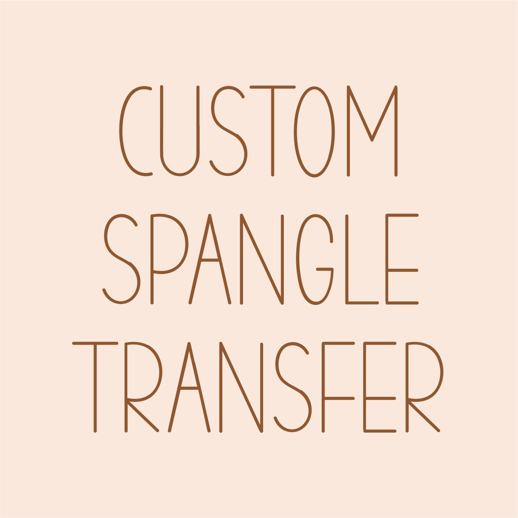 Custom Spangle – Cotton & Copper Transfers